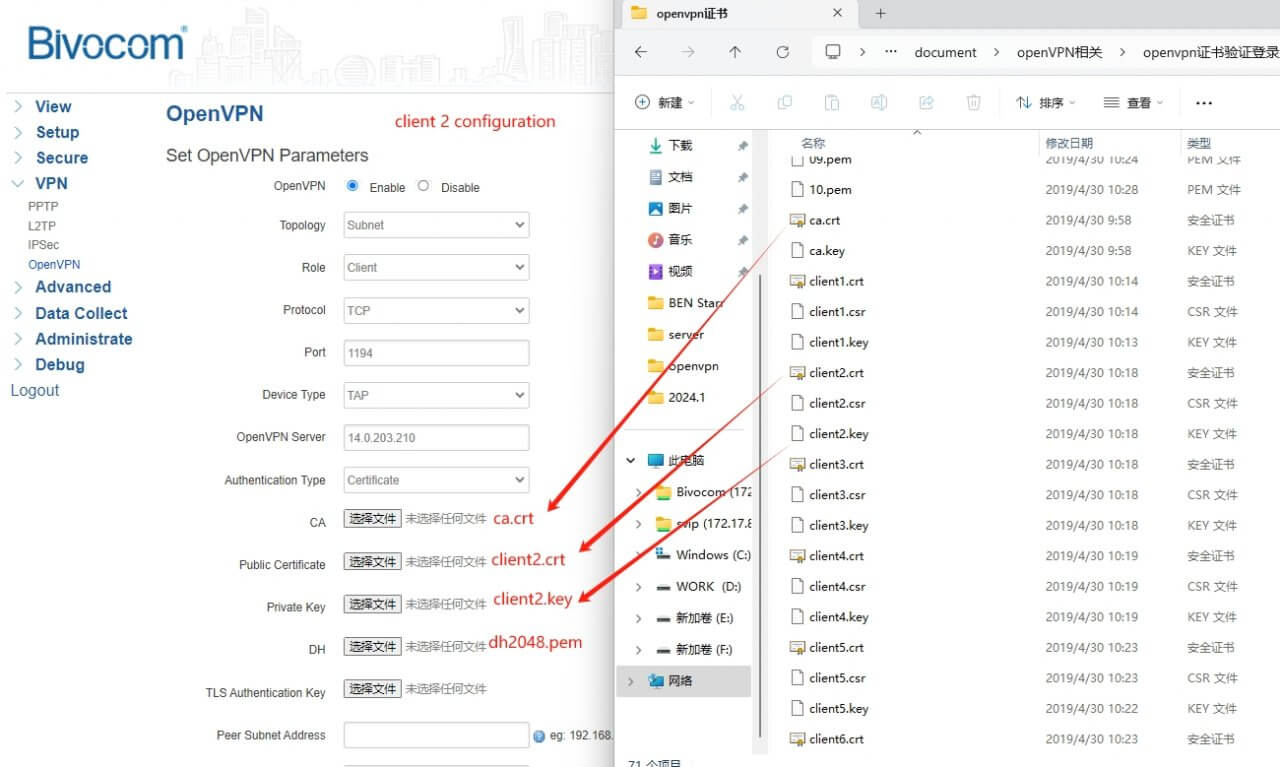 How to setup OpenVPN on Bivocom IoT Router&Gateway | Bivocom