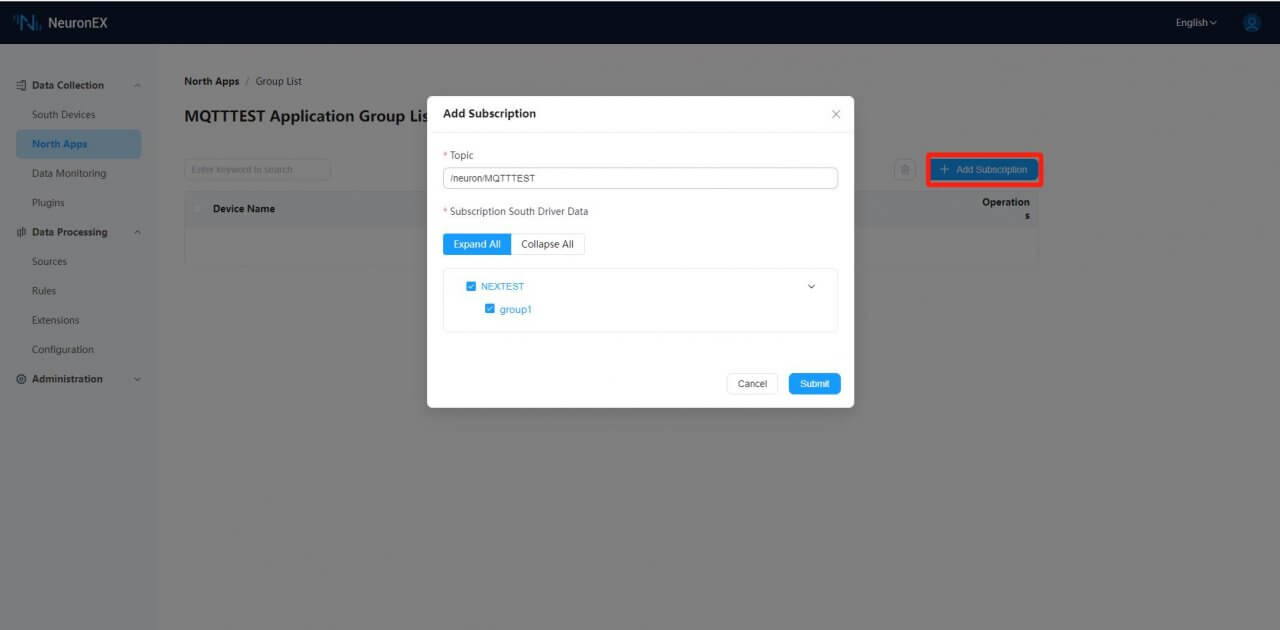 How to Establish NeuronEX(EMQ) on Bivocom Gateway TG465 | Bivocom
